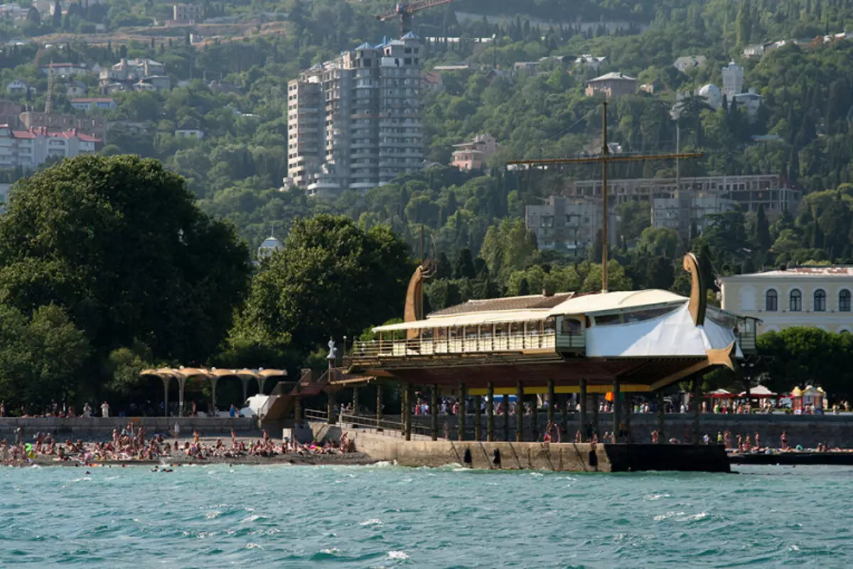 Restaurant-Schooner“Espanyola”，雅尔塔，克里米亚，俄罗斯，欧洲