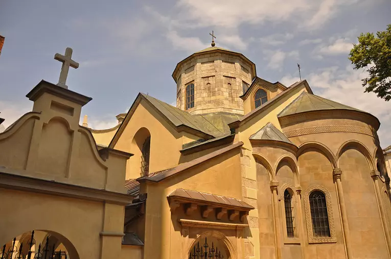 Armenisk kyrka, Lviv, Ukraina, Europa