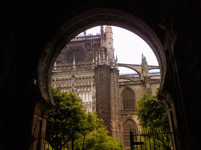 Palace Alcazarev, Sevilla, Spanje, Europa