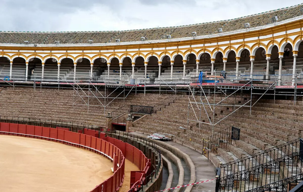 Arena kwa Corrida, Seville, Hispania, Ulaya