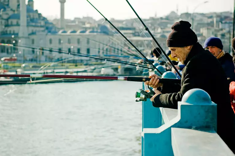 Galat Bridge, Istanbul, Turkey, Middle East