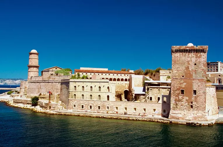 Fort St. Nicholas, Marseille, Provence, Frakkland, Evrópa