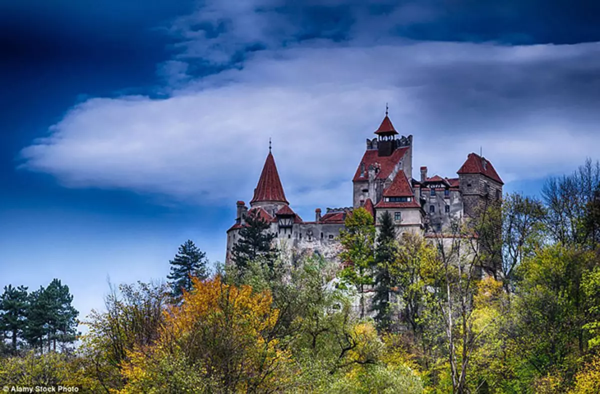 Castle Bran, Romania. The castle of Bran (in the photo) for a long time was associated with Dracula, but in fact everything was different. However, it is believed that the descriptions of the castle of Dracula in the Bram Stoker's novel were inspired by the castle of Bran.