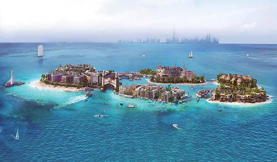 Ing Dubai nggawe miniatur Eropa ing enem pulo