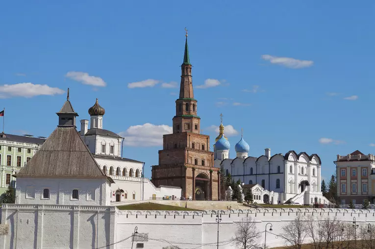 Tower Syumubika, Kazan, Tatarstan, Russia, Europe