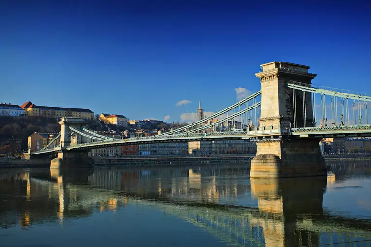 Pont en chaîne de Sechi, Budapest, Hongrie, Europe