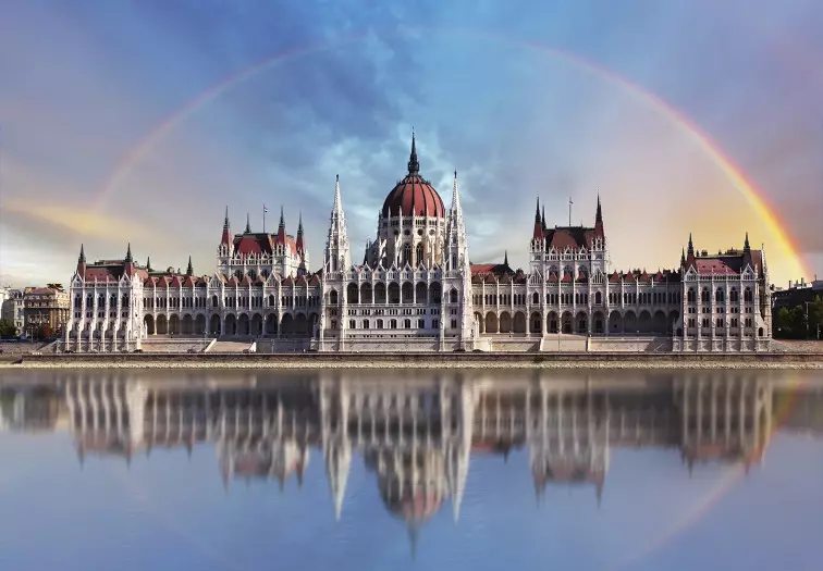 Bâtiment du Parlement hongrois, Budapest, Hongrie, Europe