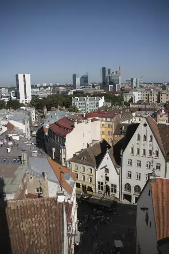 Holo hall square, Tallinn, Estonia, Europe