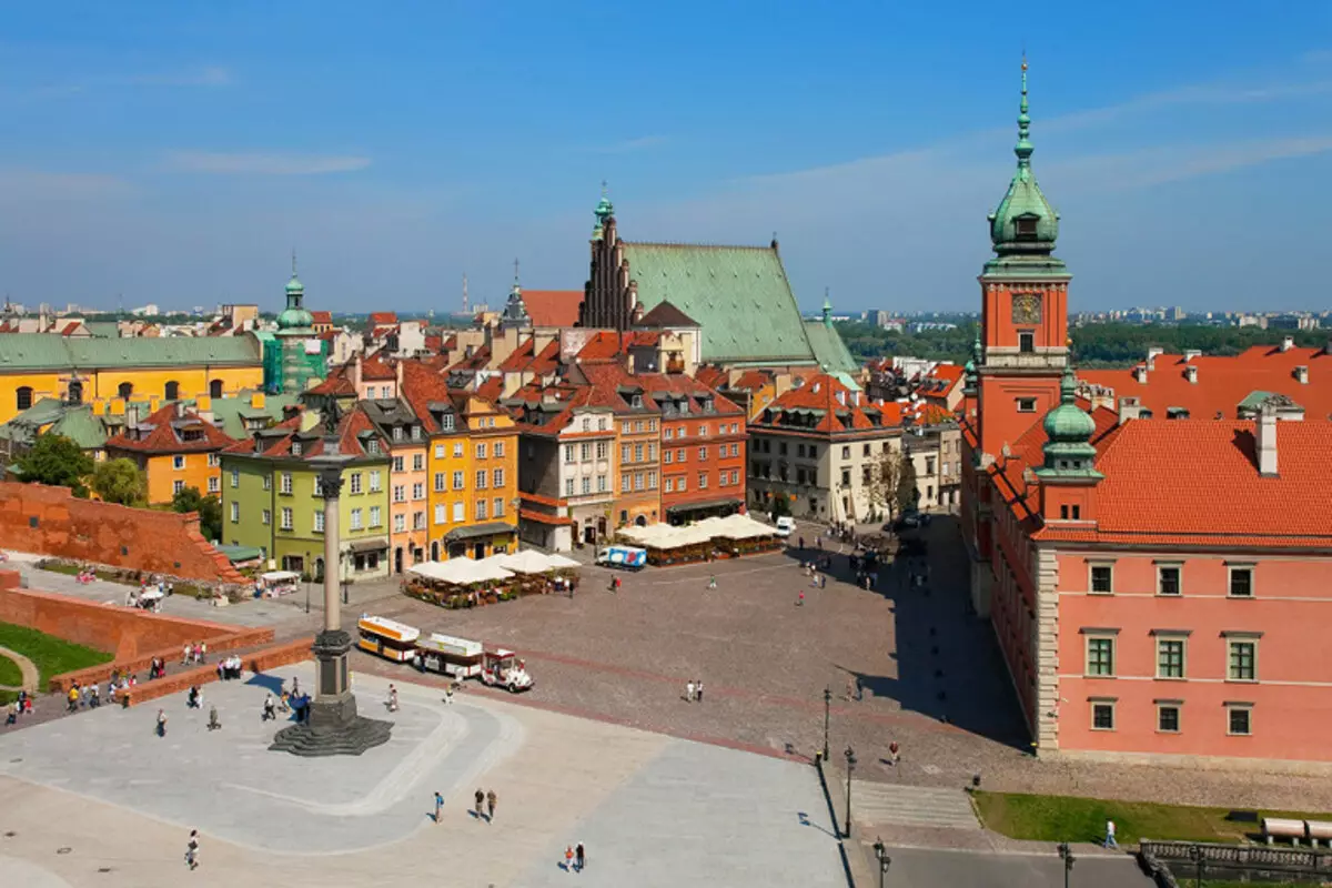 Palace Square, Warszawa, Polen, Europa