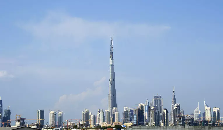 Skyscraper Burj Khalifa, Dubai, UAE, Uburasirazuba bwo hagati