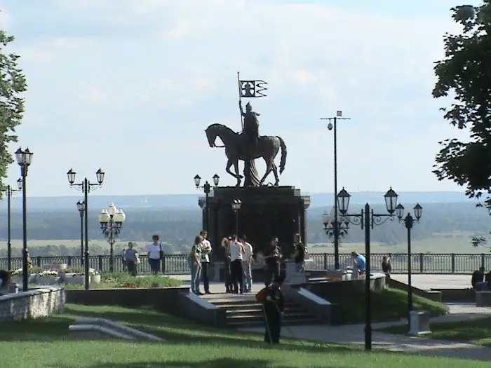 Park, poimenovan po A.S. Puškin v Vladimirju