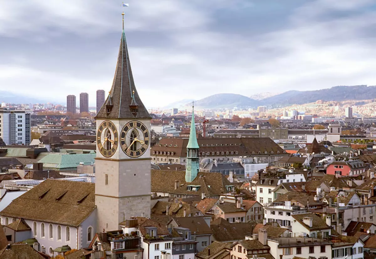 ICathedral yaseSt Peter, Zurich, Switzerland, Europe