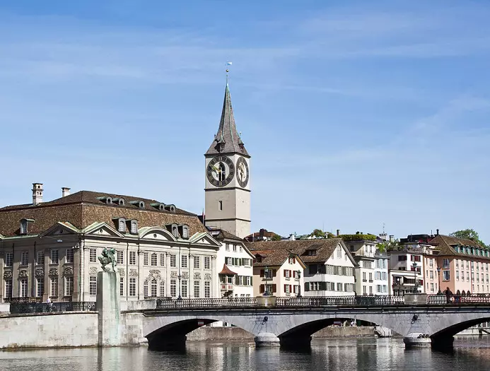 Kathedrale von St. Peter, Zürich, Schweiz, Europa