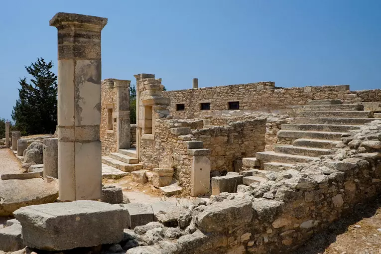 Cidade antiga de Kition, Larnaca, Chipre, Europa