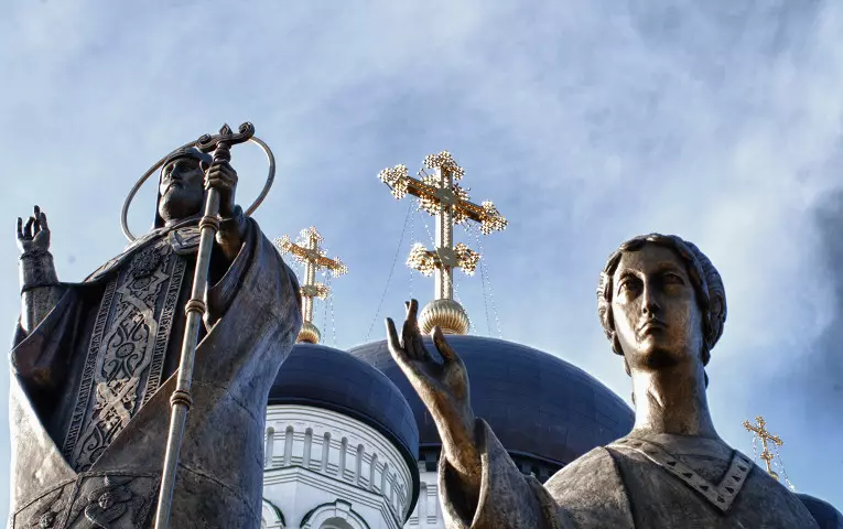 Katedral blagoveschky, voronezh, Rusia, Eropa