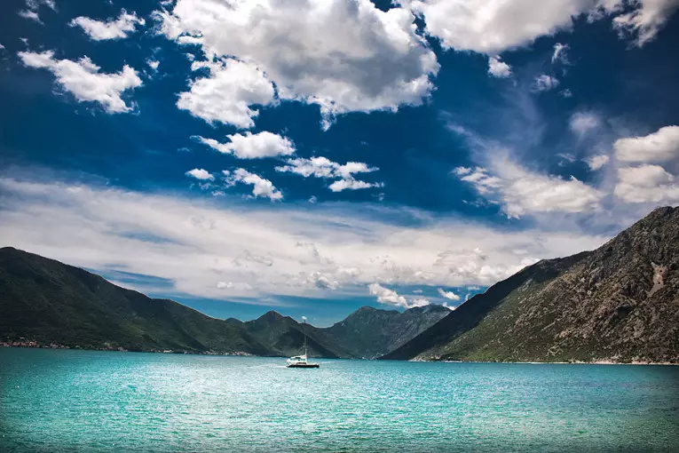 Beoke Bay Kotor, Monteneqro, Avropa