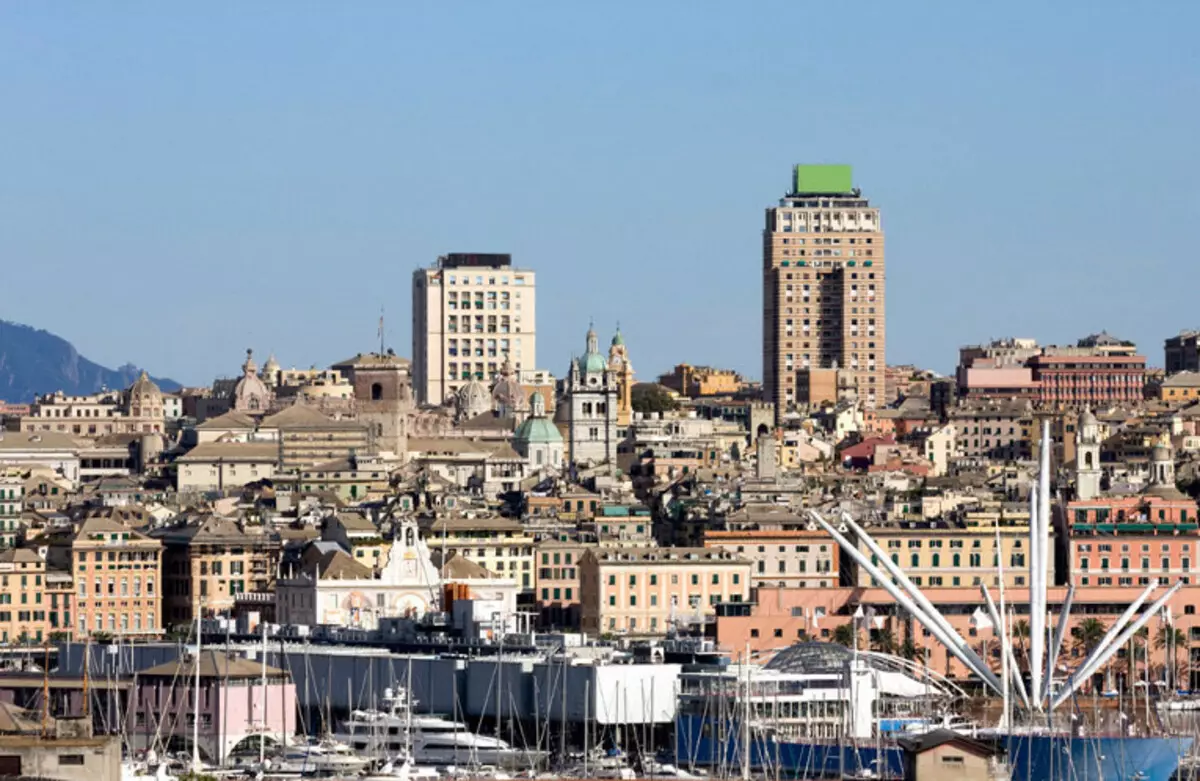 Oude haven, Genua, Italië, Europa