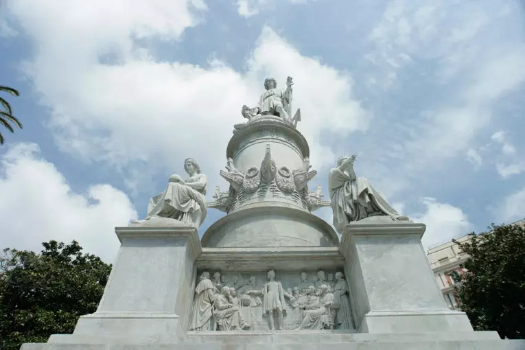 Monument voor Christopher Columbus, Genua, Italië, Europa