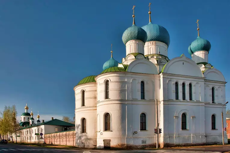 Epiphany Ardeaglais, Uglich Kremlin, Uglich, Réigiún Yaroslavl, an Rúis, an Eoraip