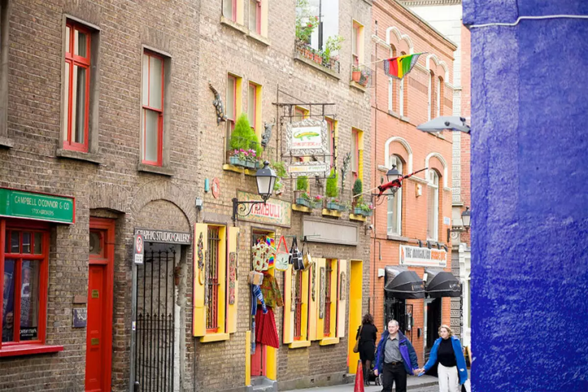 Straße Tempelbar, Dublin, Irland, Europa