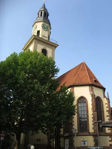 Sykehus kirke, Stuttgart, Land Baden-Württemberg, Tyskland, Europa