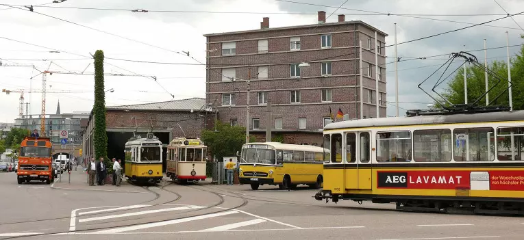 Museo del Tram, Stoccarda, Terra Baden-Württemberg, Germania, Europa