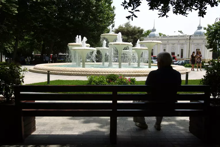 Fountain Square, Baku, Azerbajĝano, Eŭropo