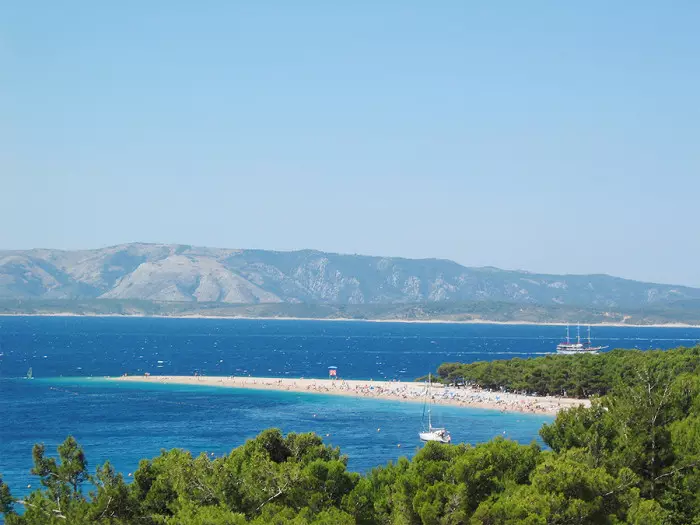 Zlatsie Rat Beach, Split, Kroasia, Eoropa