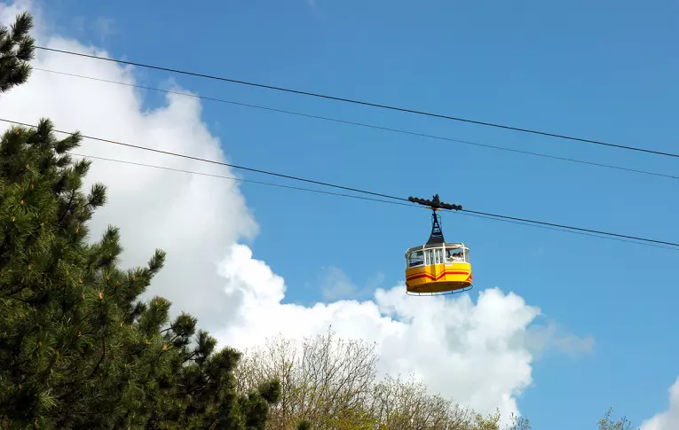 Cableway to Mount Mashuk, Moshuk Mashuk, Pyatigorsk, Stavropol Territory, Russia, Europe