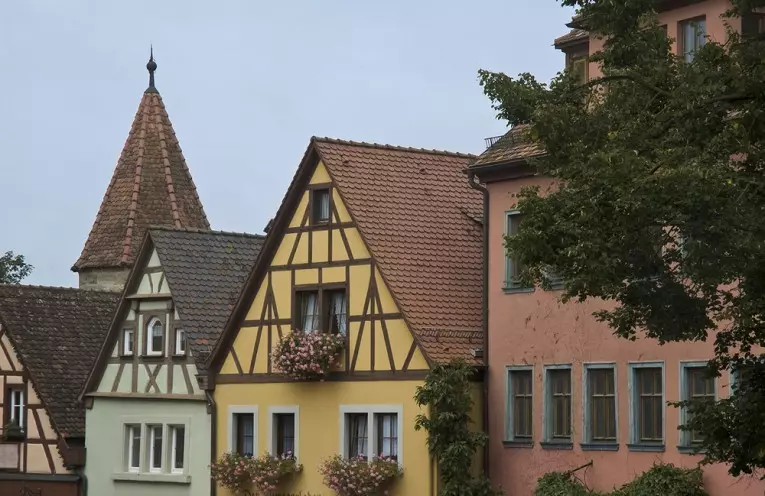 Rothenburg-on-Tauber, Bayern, Tyskland, Europa