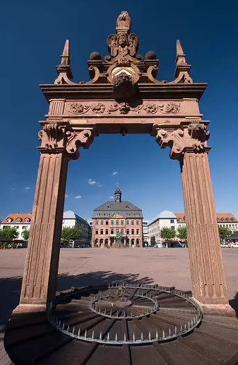 Piac tér, Rothenburg, Föld Hesse, Németország, Európa