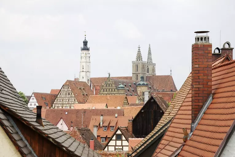 Rothenburg-on-Tauber, Bæjaraland, Þýskaland, Evrópa