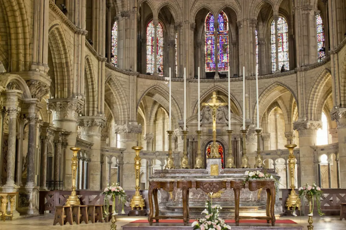 Basilica tina Atrigia Suci, Reims, Sampanye-Ardenne, Perancis, Éropa