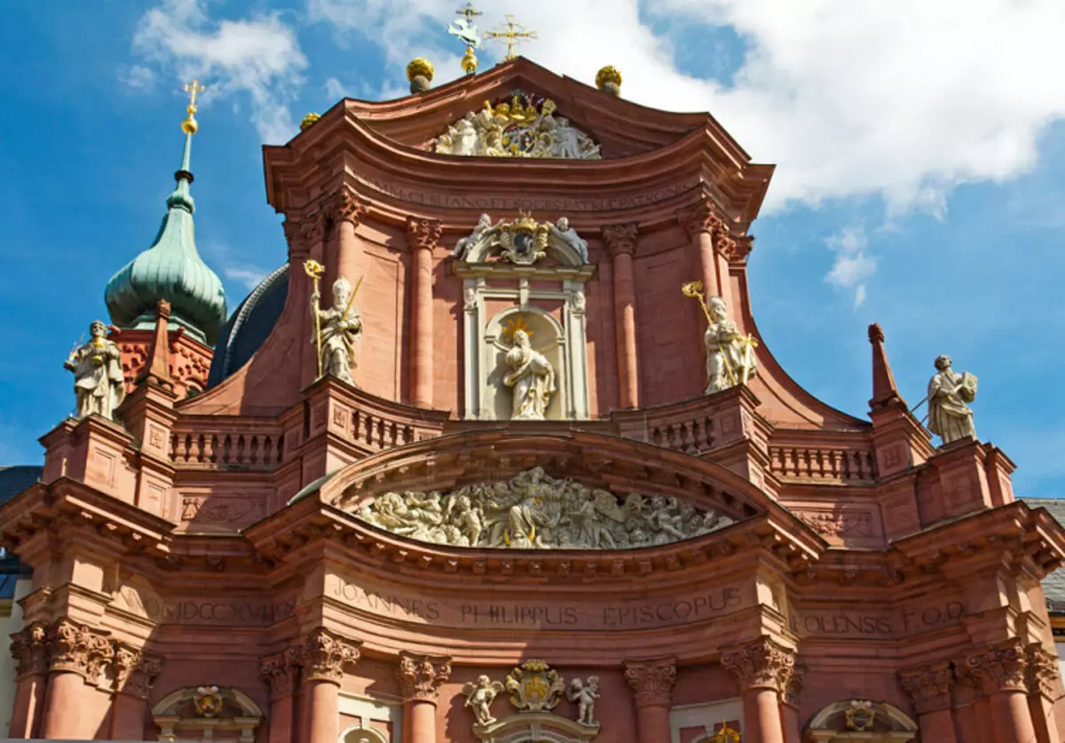 Kirche Neumyunster, Würzburg, Bayern, Deutschland, Europa