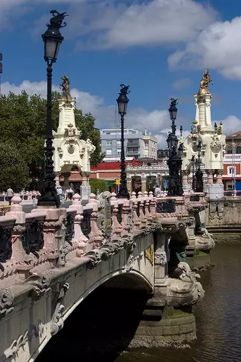 Jambatan Maria Cristina, San Sebastian, Sepanyol, Eropah
