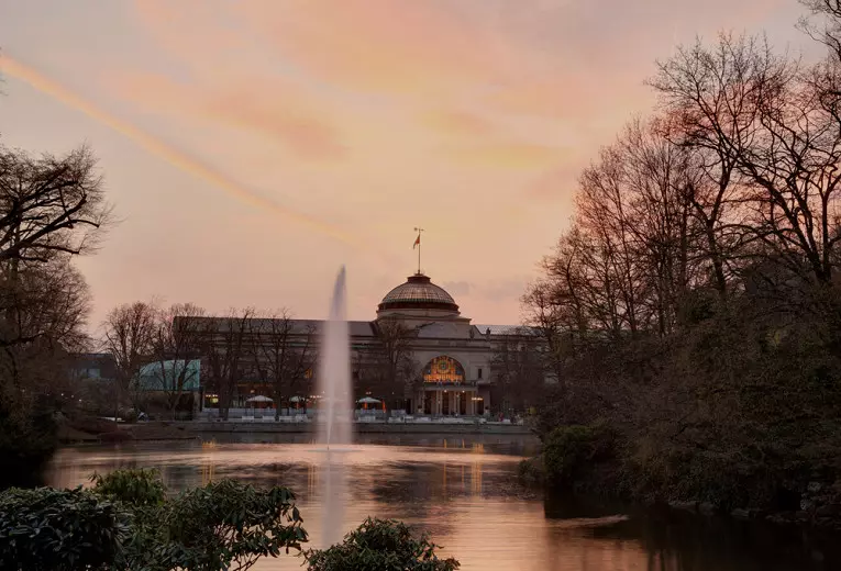 Kurhaus, Wiesbaden, Föld Hesse, Németország, Európa