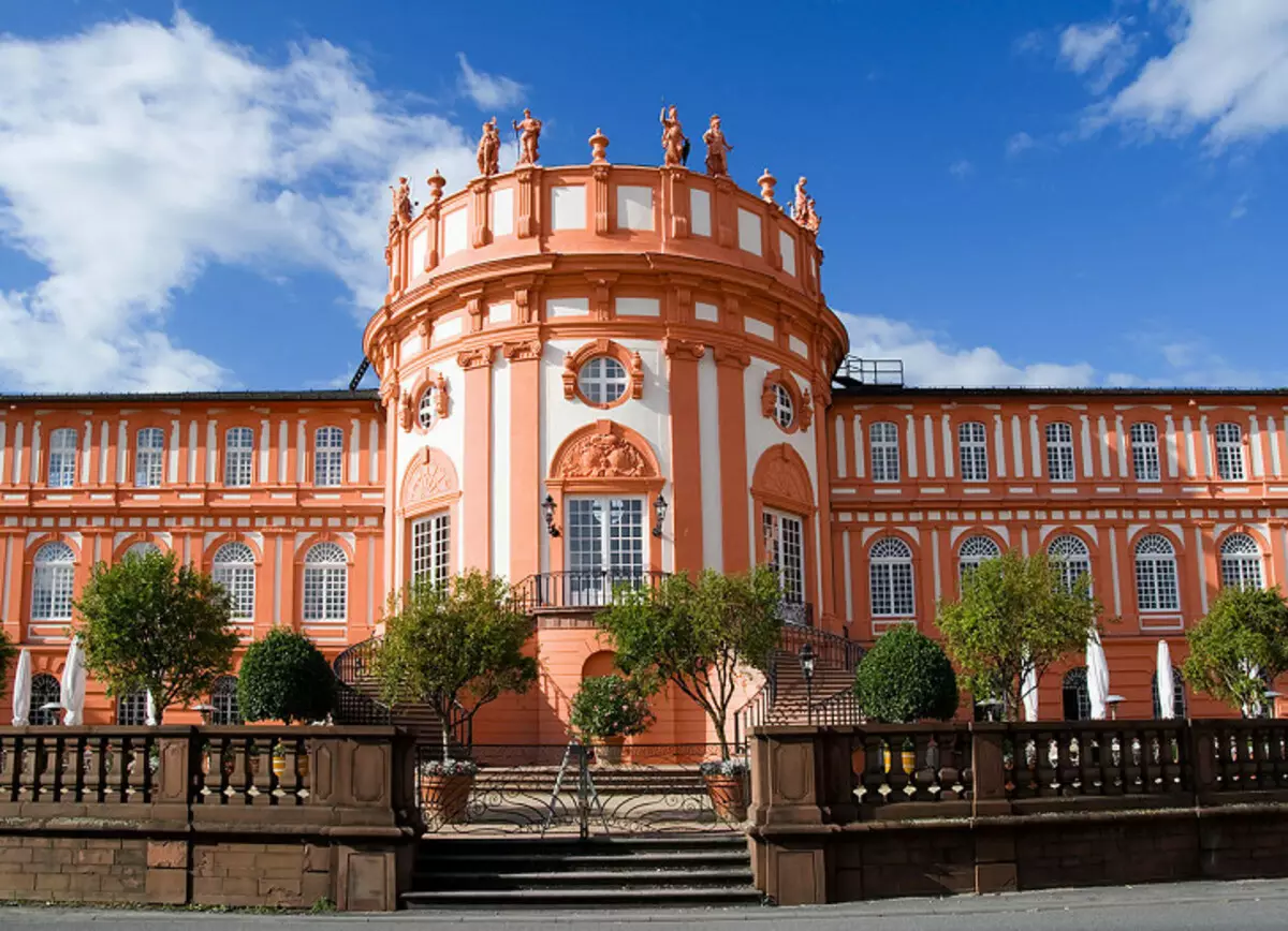 Palacio de Bibrich, Wiesbaden, Tierra Hesse, Alemania, Europa