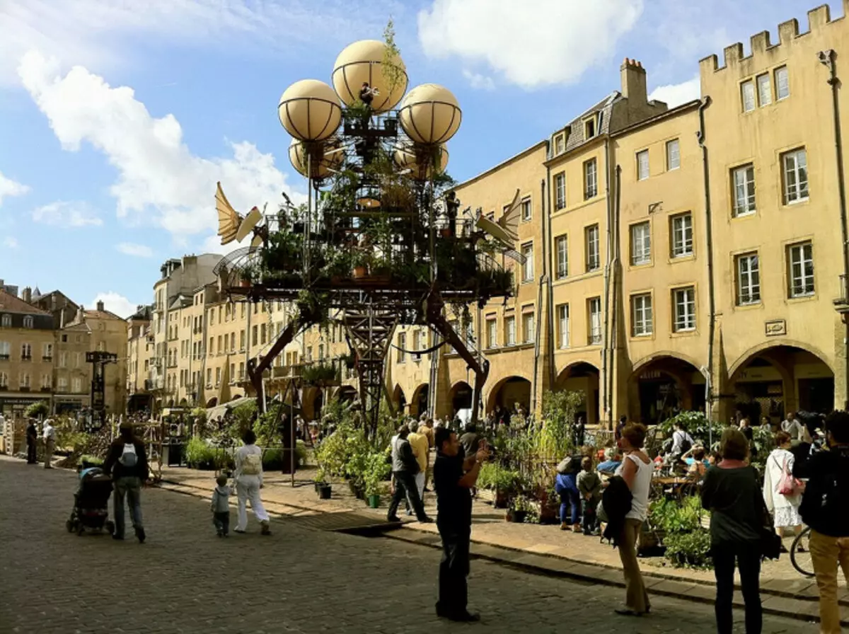 Saint-Louis Square, Metz, Alsace dan Lorraine, Perancis, Eropah