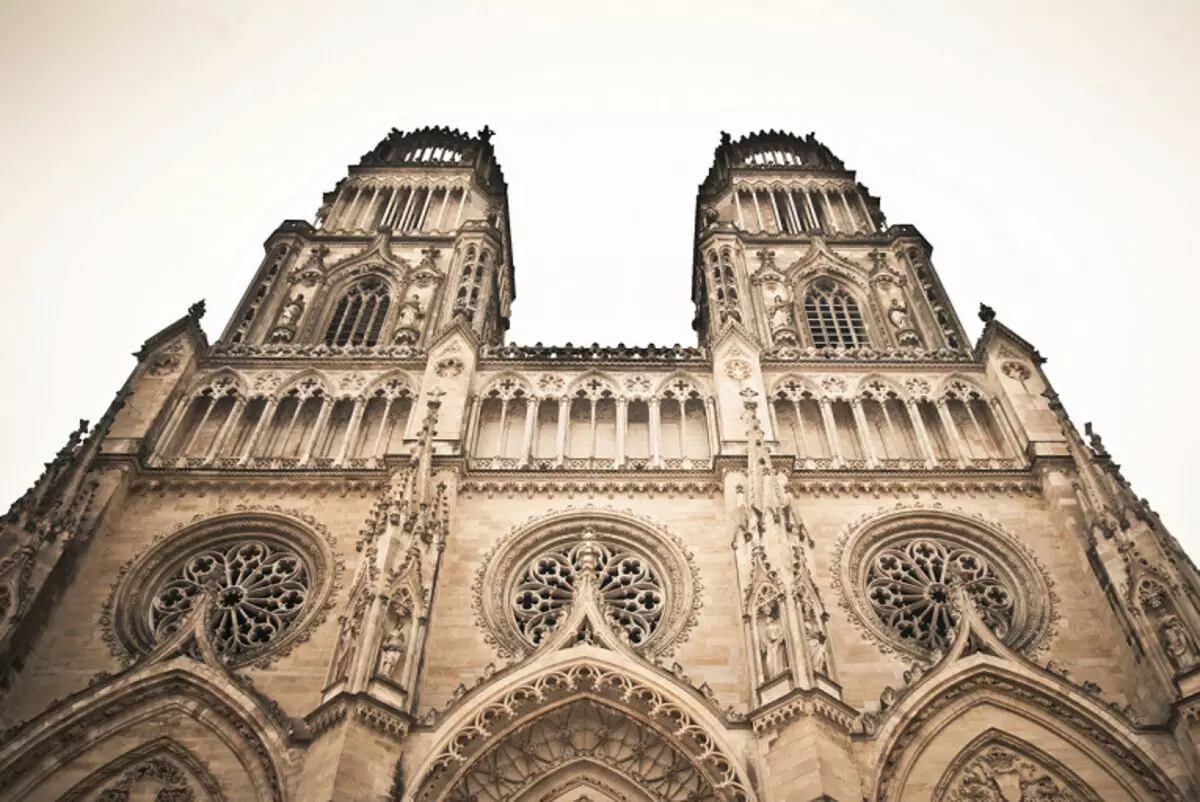 Cathedrale ya Saint Crup, Orleans, Ikibaya cya Loire, Ubufaransa, Uburayi