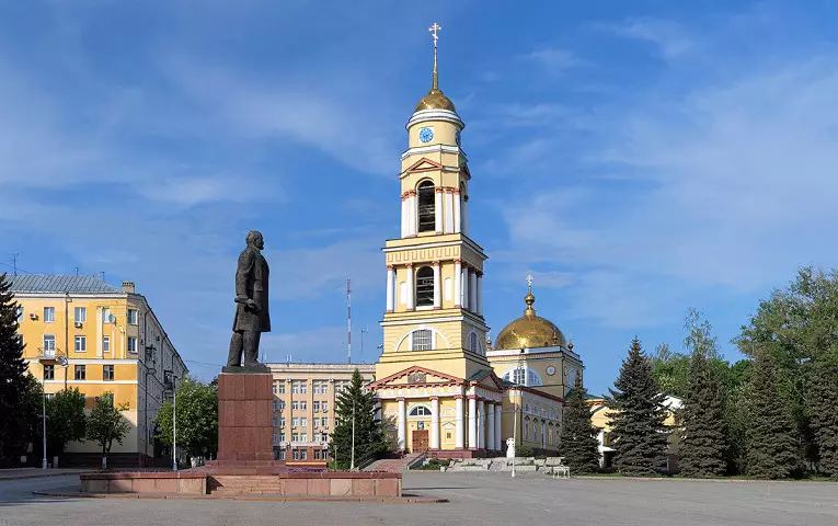 Catedral de Cristo-Catedral, Lipetsk, Rexión de Lipetsk, Rusia, Europa