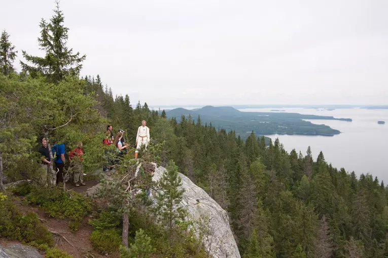 Pārskats par Ukko Kolya, Kolya National Park, Kolya, Ziemeļkarēlija, Somija, Eiropa