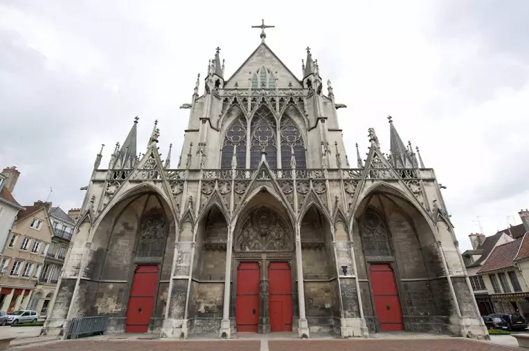 Basiliek van St. Urbana, Troon, Champagne Ardennen, Frankrijk, Europa