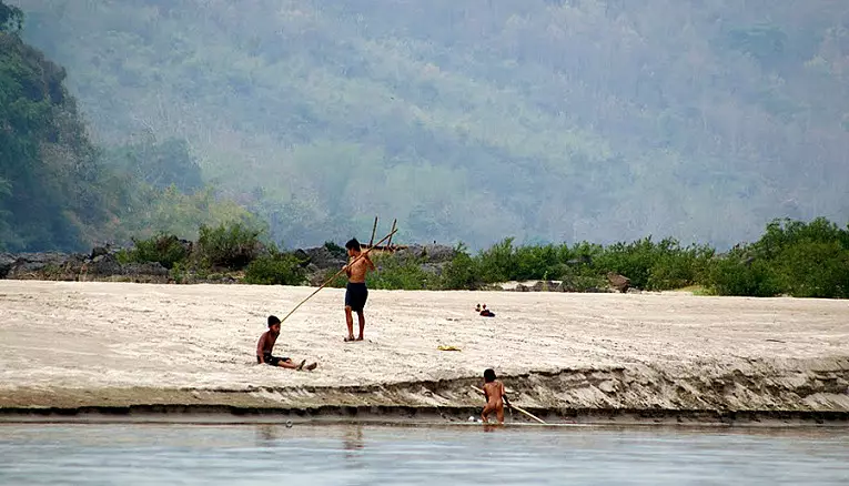 Luangprabang，老撾，亞洲