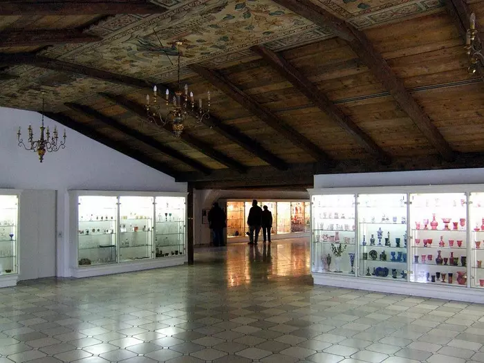 Gler Museum, Passau, Bæjaraland, Þýskaland, Evrópa