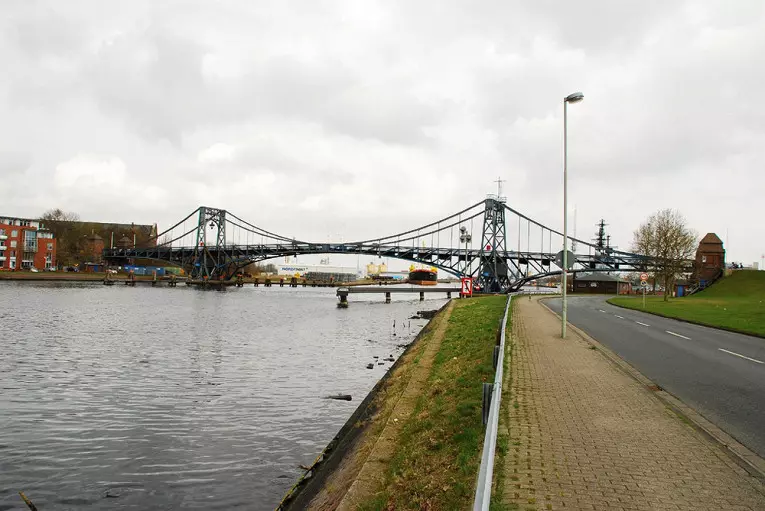 Bridge King Wilhelm Wilhelmshafen, Wilhelmshaven, Lower Saxony, Germany, Europa