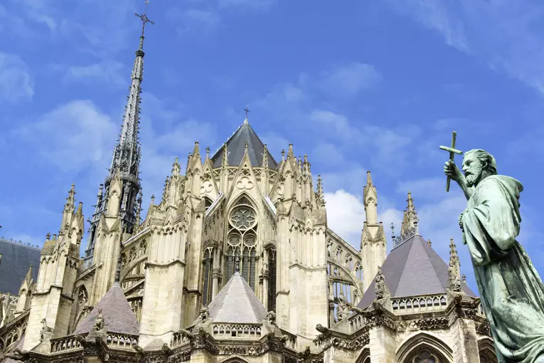 Notre Dam de Amiens, Amiens, Picardia, Fransa, Avrupa Katedrali