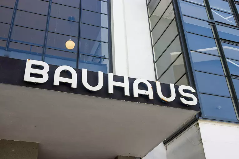 Škola Bauhaus, Dessau, Země Sasko-Anhaltsko, Německo, Evropa
