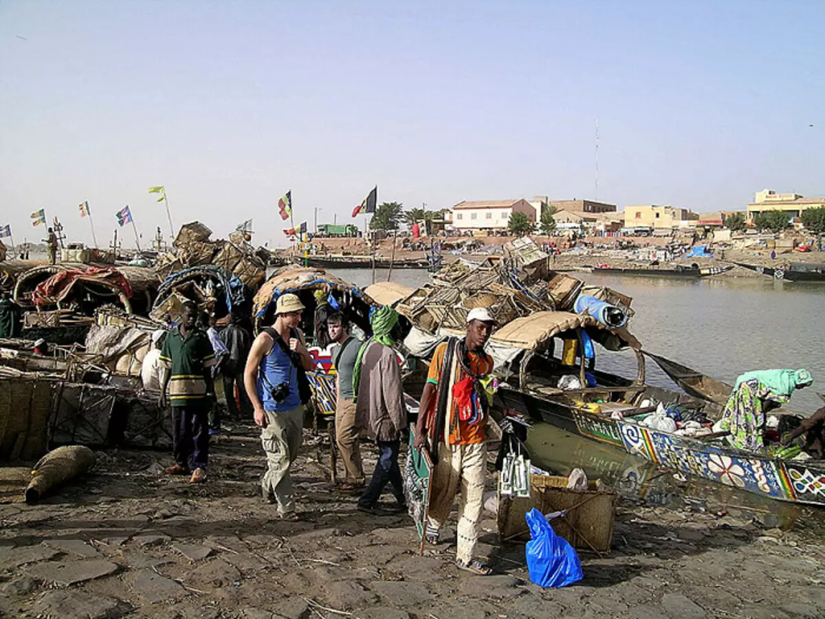 Port tal-Belt, Mopti, Mali, Afrika