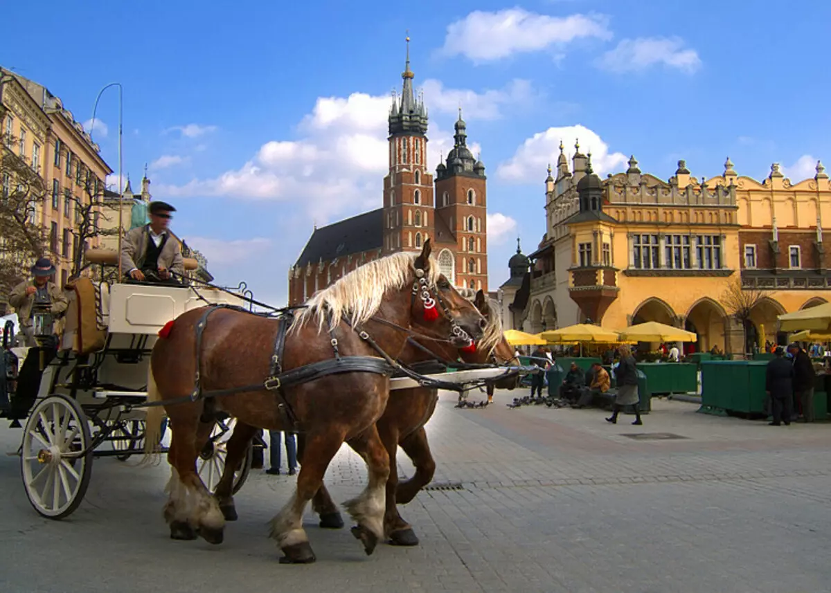 Krakow, Poljska, Europa