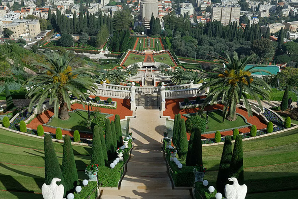 Bahai Gardens, Haifa, Israel, Oriente Medio